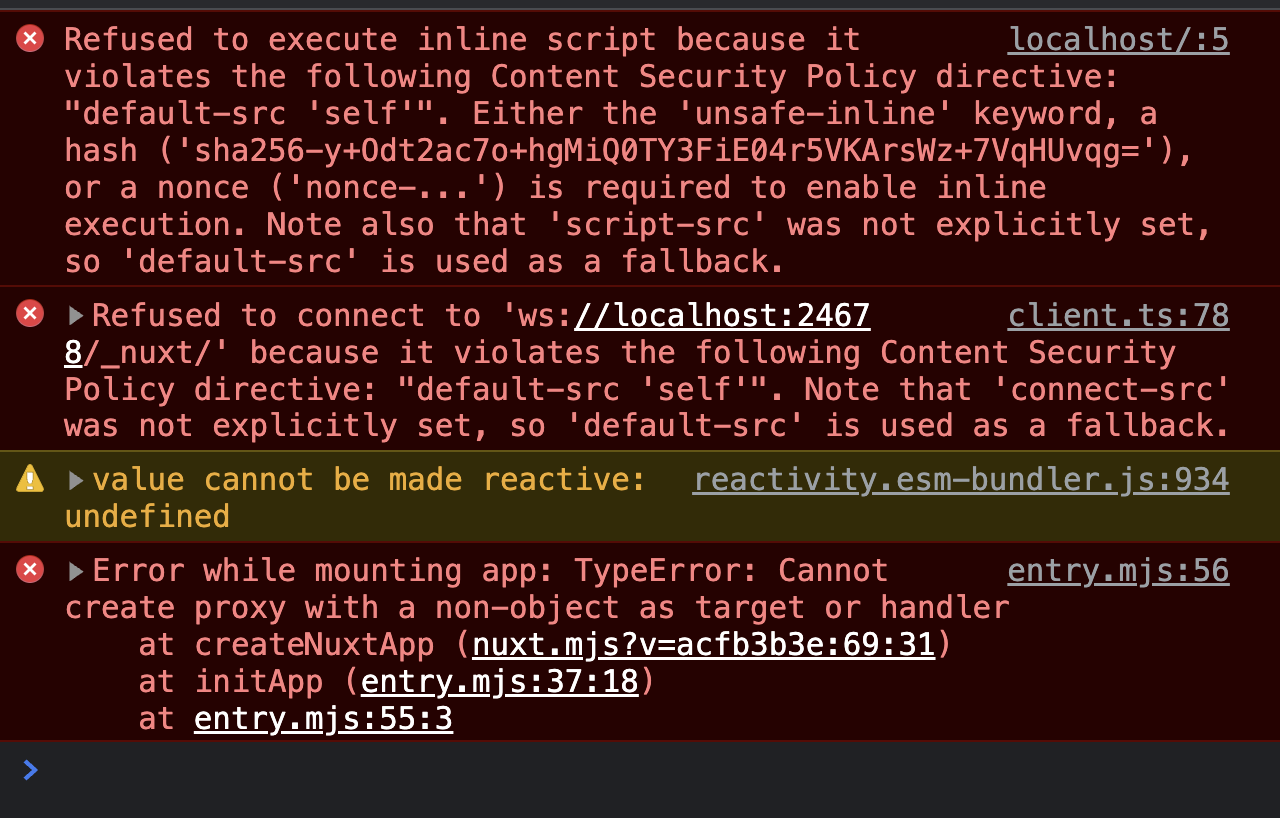 Add a default `default-src` directive for Content Security Policy? · Issue #86 · nuxt-modules ...