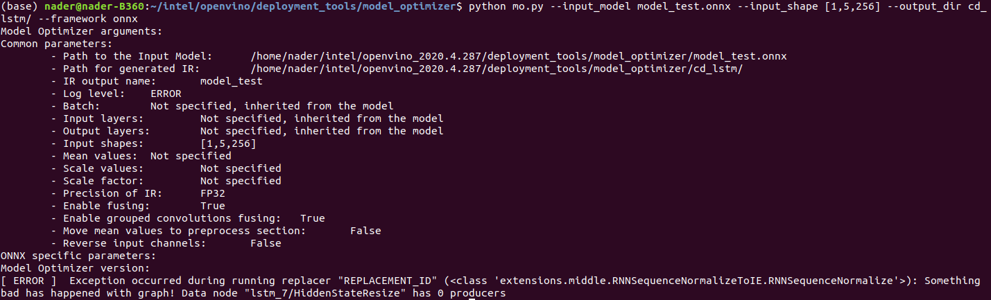 [onnx] Error while Converting LSTM onnx model [converted from keras by keras2onnx] · Issue #2736 ...