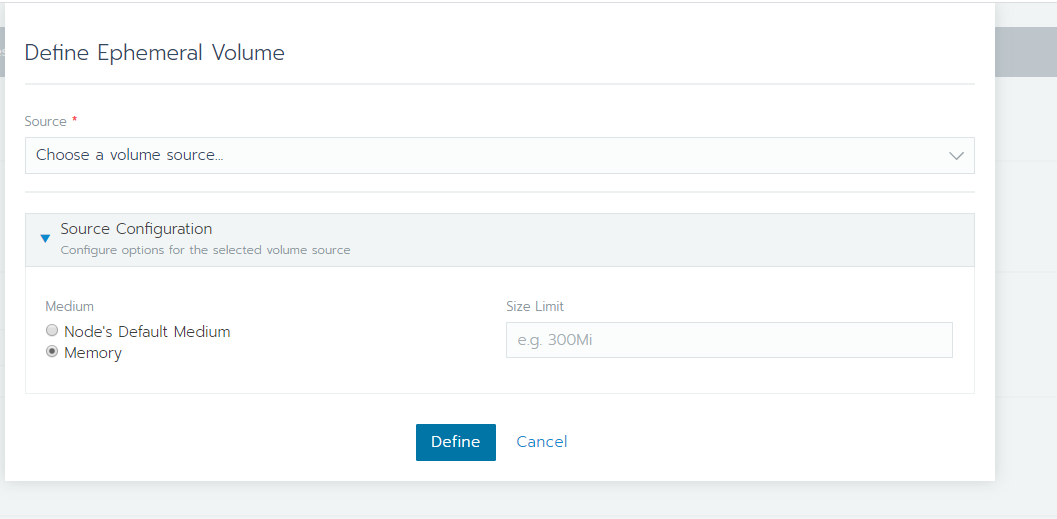 No Longer Able To Create Emptydir Volumes From The Gui · Issue 25131 · Rancherrancher · Github