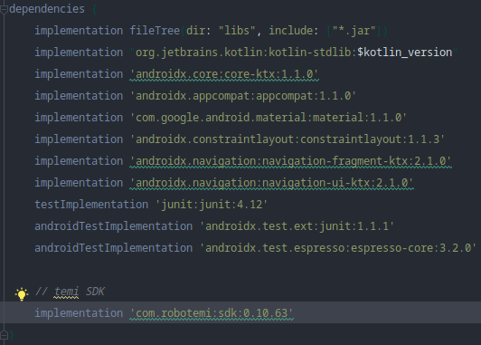 Can't use the SDK on smartphone or emulator with version 0.10.63. · Issue #84 · robotemi/sdk ...