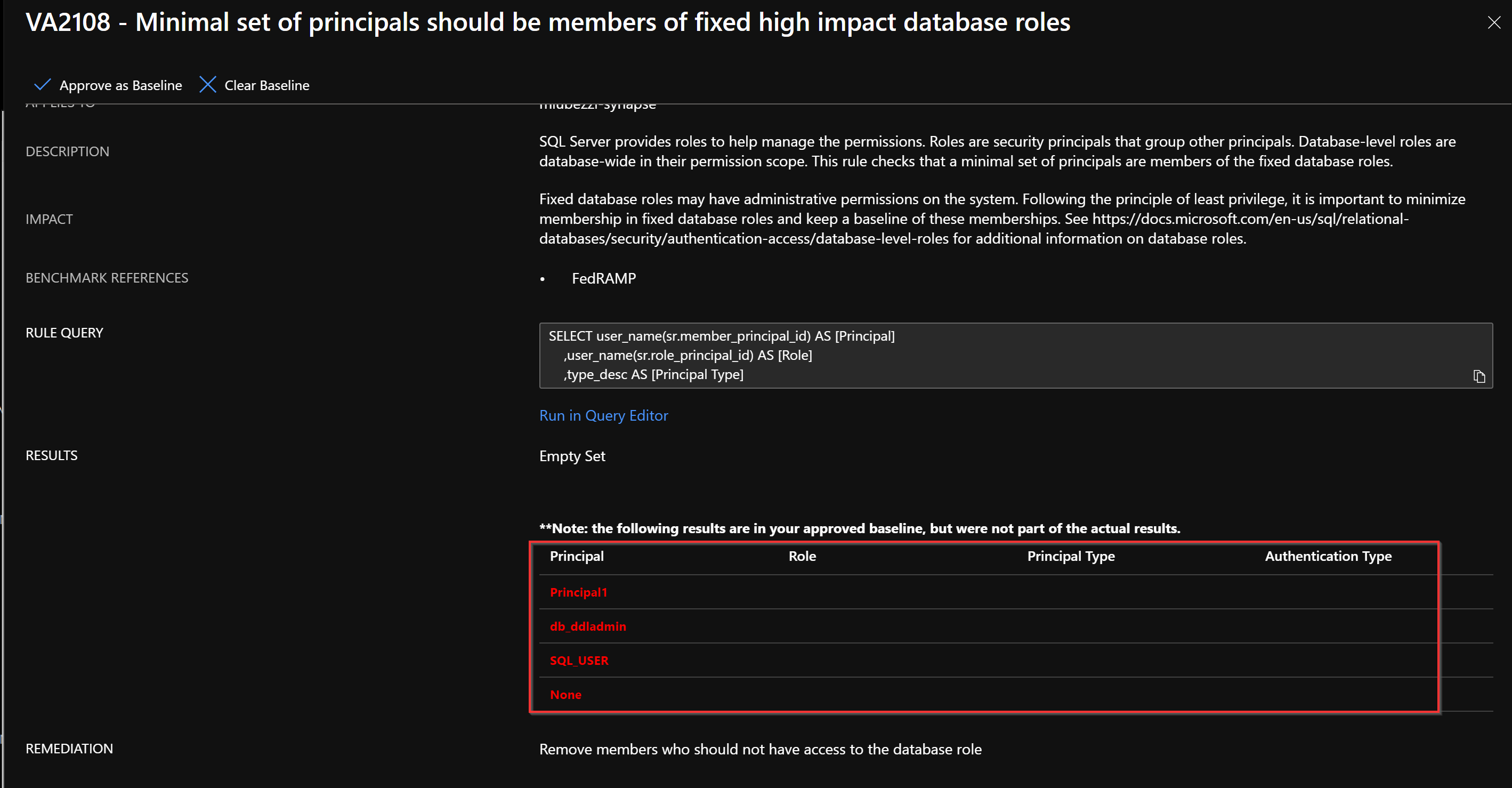 Set-AzSqlDatabaseVulnerabilityAssessmentRuleBaseline not working properly with single rule ...