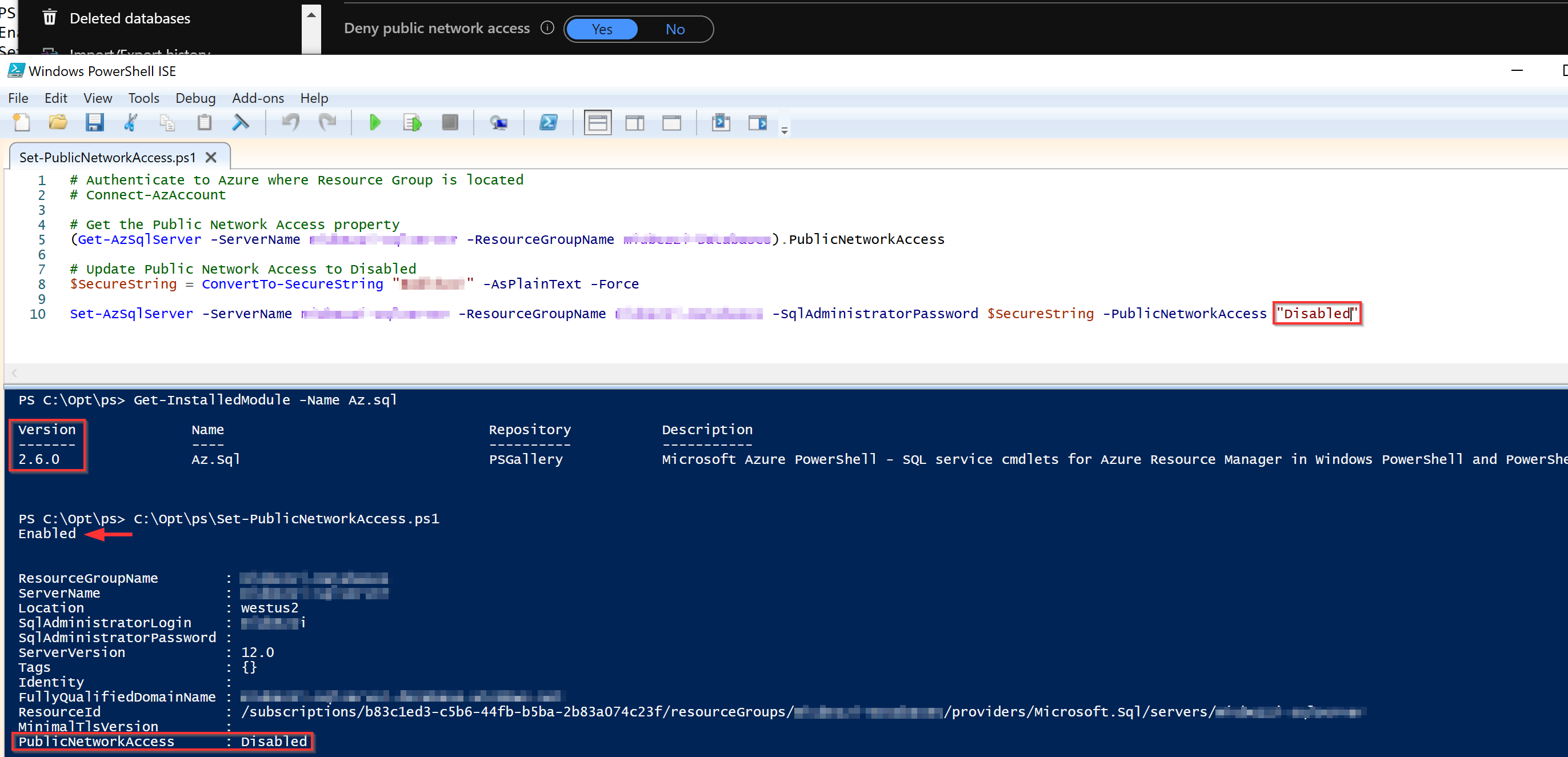 Change Public Network Access via PowerShell · Issue #57316 ...