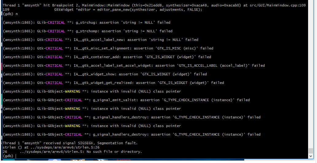 Sporadic seg fault on startup · Issue #121 · amsynth/amsynth · GitHub