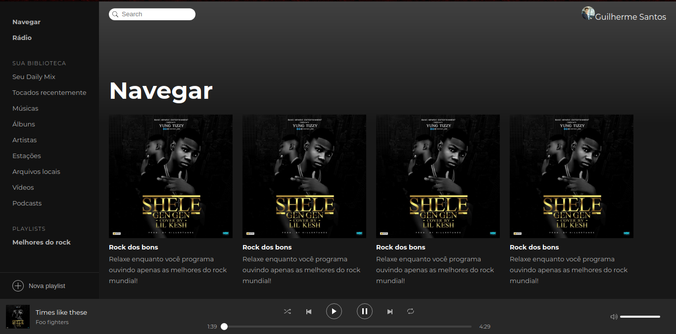 GitHub - Guirds/Spotify-clone
