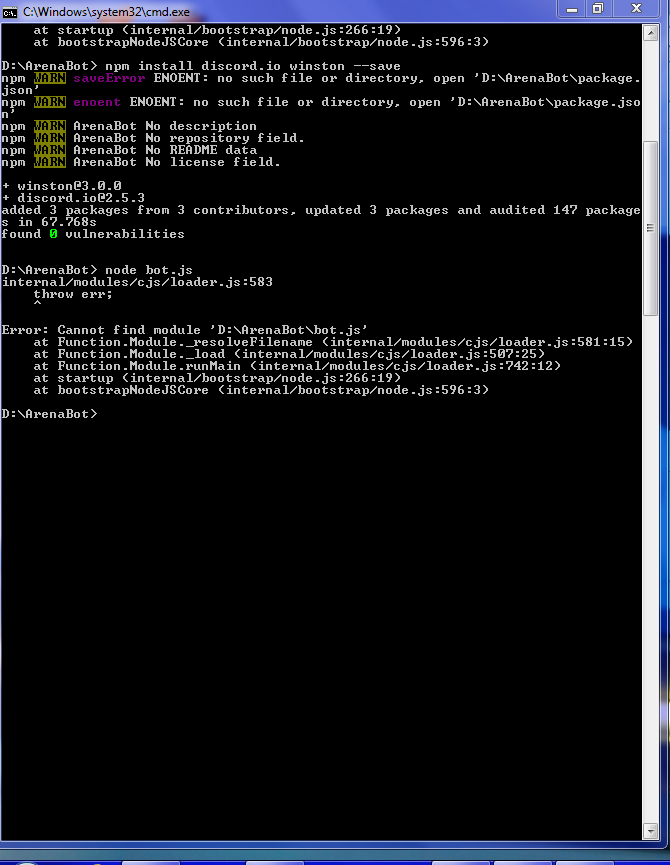 I Keep Getting This Error When Trying To Start The Bot And I Tried Applying The Fix In 137 