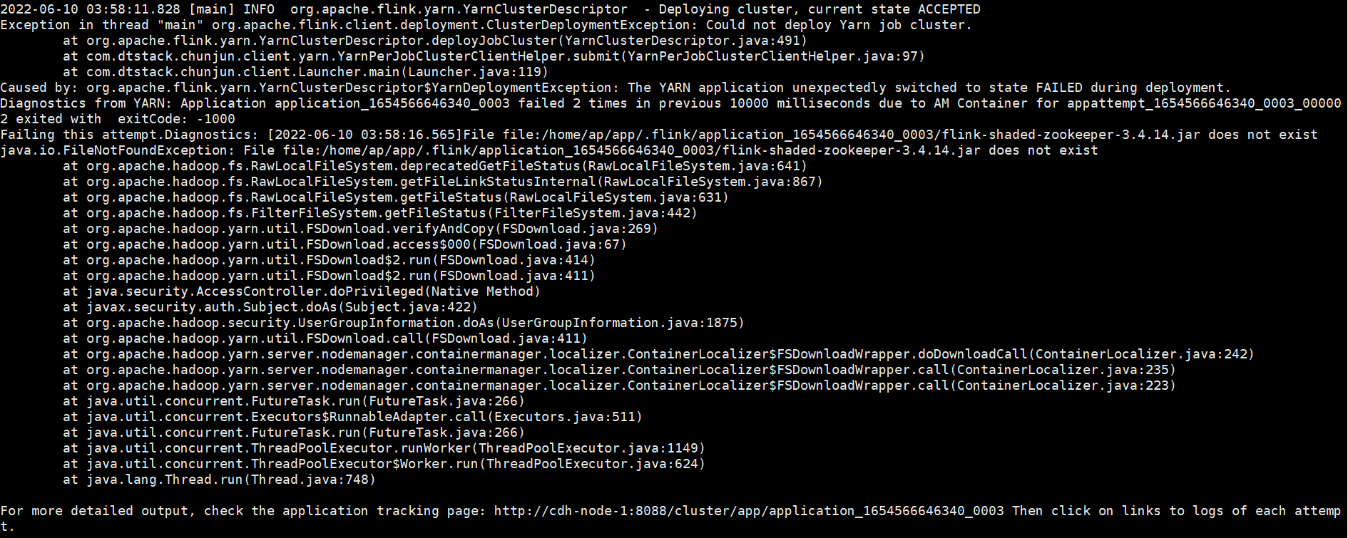 chunjun 1.12版本，配置了基于zk的ha，提交mysql_binlog sql任务报错 · Issue #938 · DTStack/chunjun · GitHub