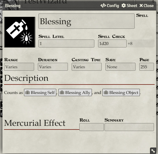 add a page number field for spells, and have it as a column on the Cleric/Wizard/Elf spells page ...