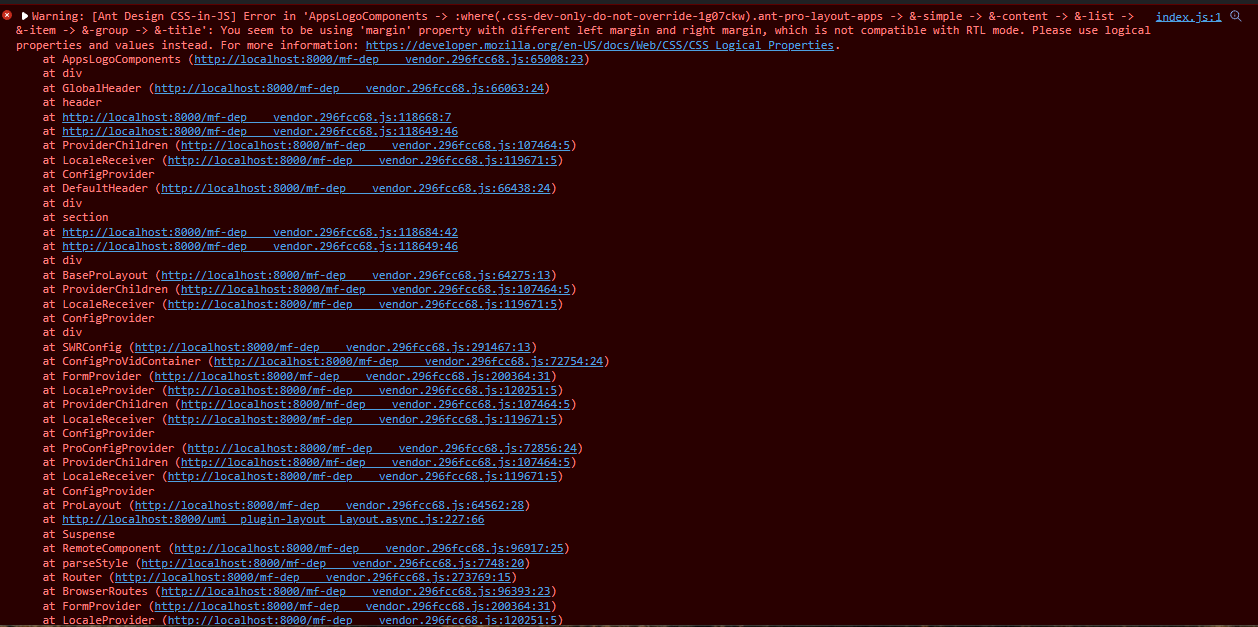 🐛[BUG] Ant Design CSS-in-JS Error in AppsLogoComponents · Issue #6444 · ant-design/pro ...
