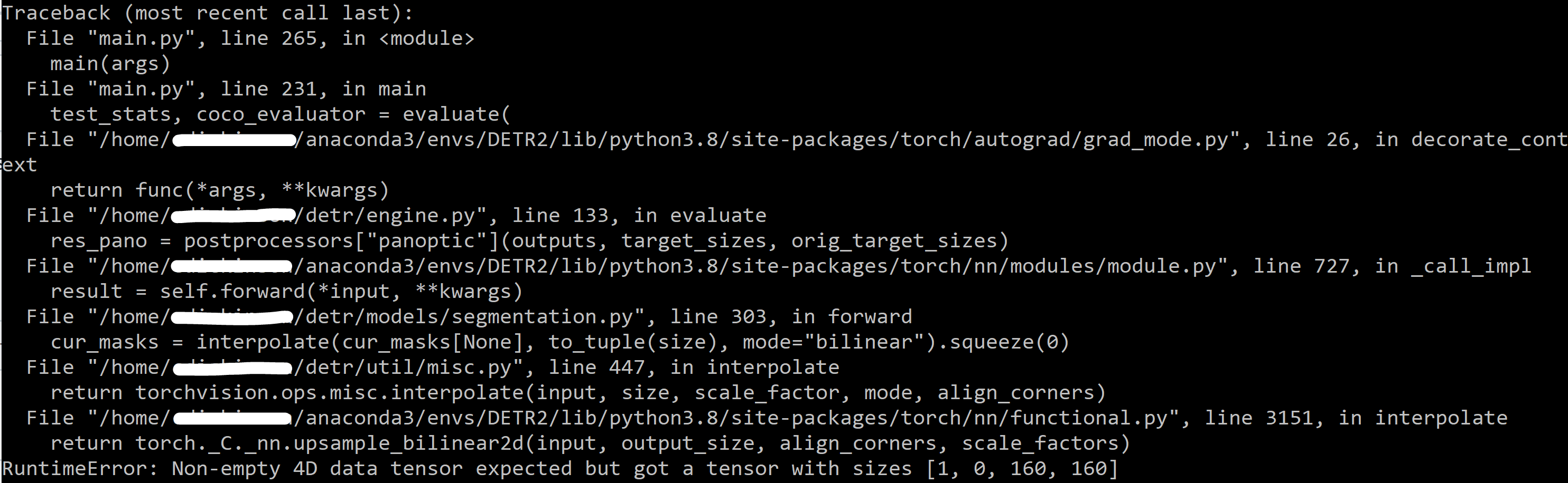 Runtimeerror Non Empty 4d Data Tensor Expected But Got A Tensor With 0376