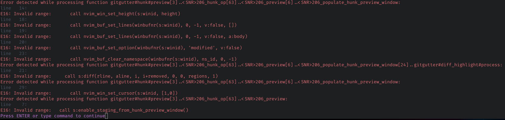 Error When Calling Gitgutterpreviewhunk After Anyfoldactivate Was Called · Issue 832