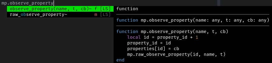 How to get Lua `mp` module to enable autocompletion in IDE · Issue #11678 · mpv-player/mpv · GitHub