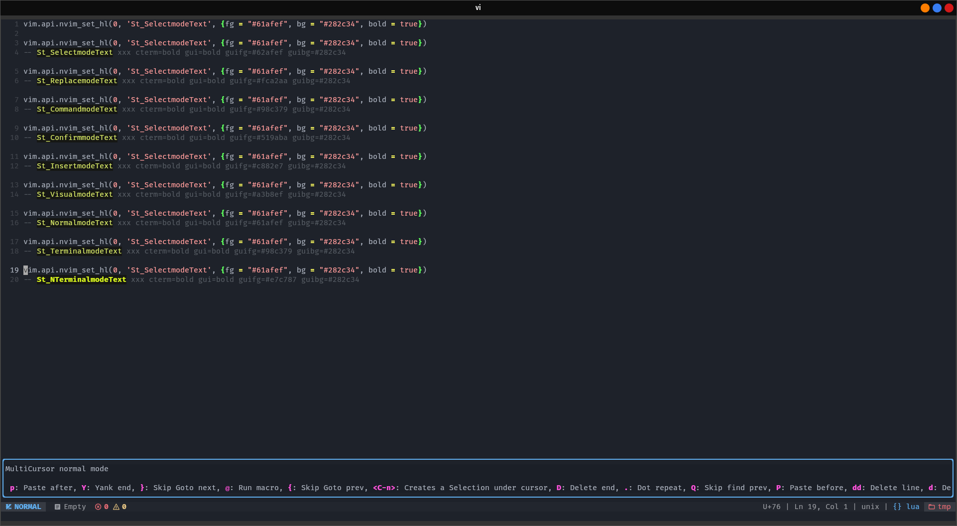 Perform multicursor edits relative to existing selections · Issue #53 ...
