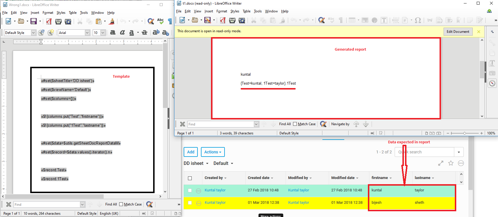 when column key start with number, column data not getting printed in report · Issue #286 ...