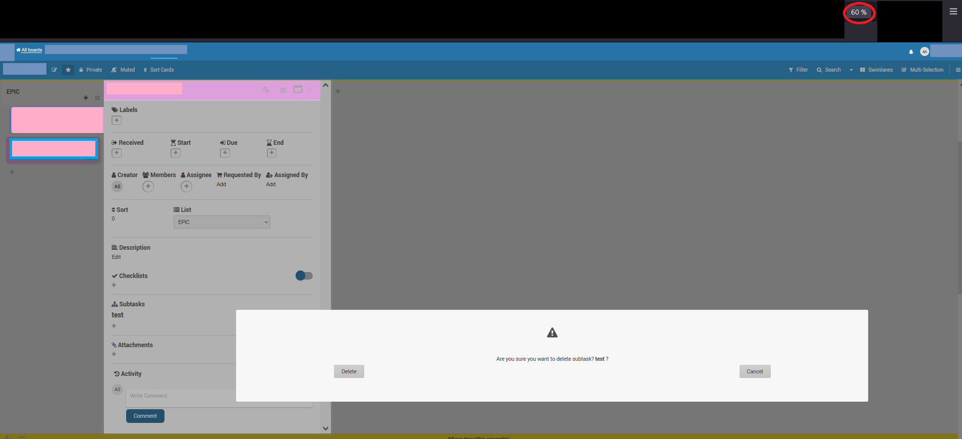 [Wekan Docker 6.11] delete a subtasks · Issue #4429 · wekan/wekan · GitHub