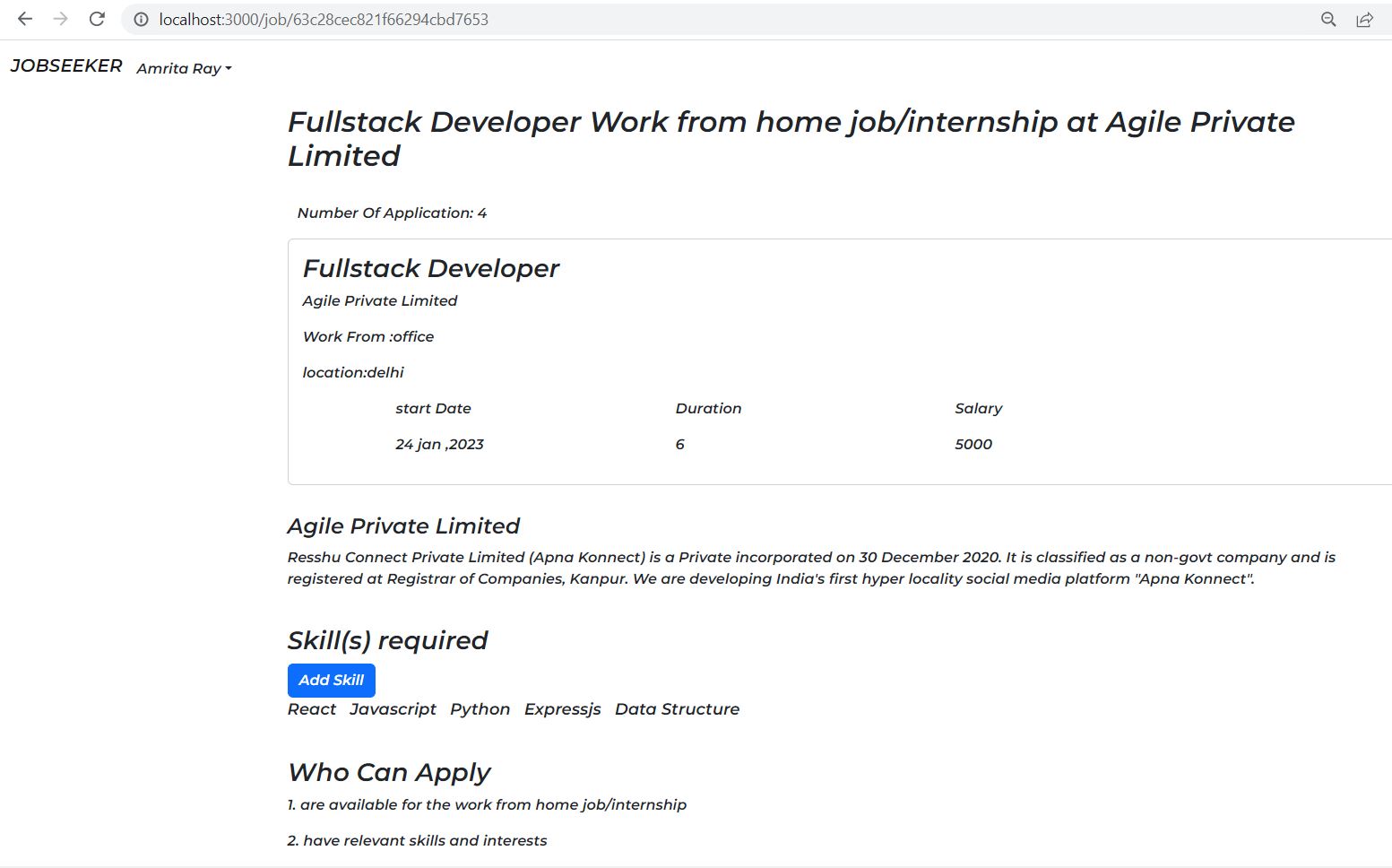 GitHub - kumohen/Job_Portal
