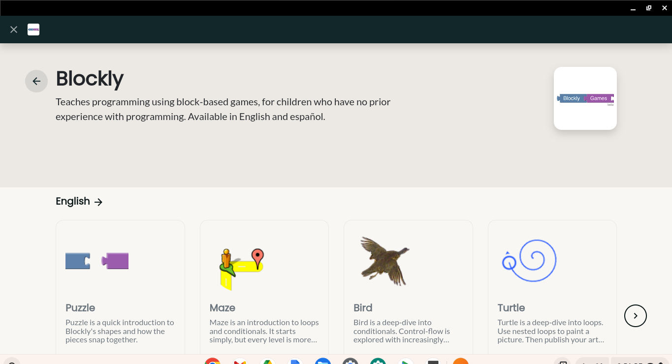 Channel override: Blockly Games · Issue #708 · endlessm/kolibri-explore-plugin · GitHub