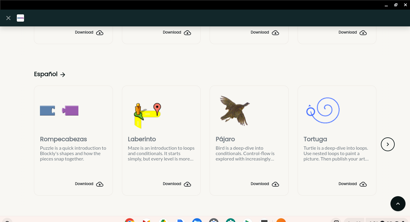 Channel override: Blockly Games · Issue #708 · endlessm/kolibri-explore-plugin · GitHub