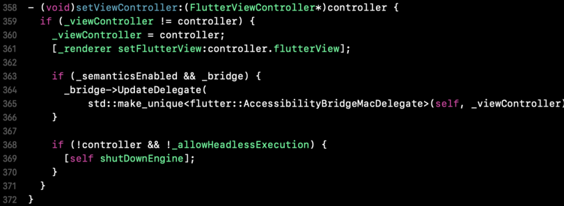 [macOS] FlutterEngine caused Memory Leak after FlutterViewController was released · Issue ...
