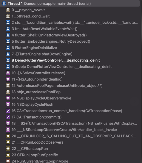 [macOS] FlutterEngine shutDownEngine method cause DeadLock · Issue #101024 · flutter/flutter ...