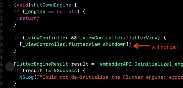 [macOS] FlutterEngine shutDownEngine method cause DeadLock · Issue #101024 · flutter/flutter ...