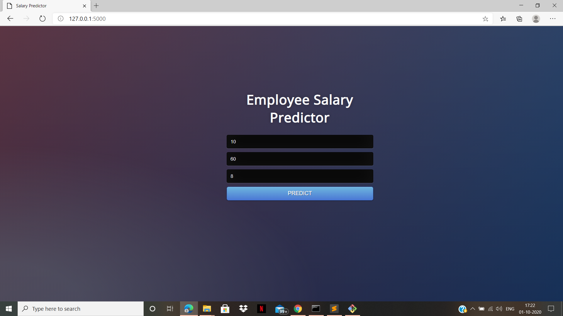 GitHub - sorcerer-supreme/Salary-predictor