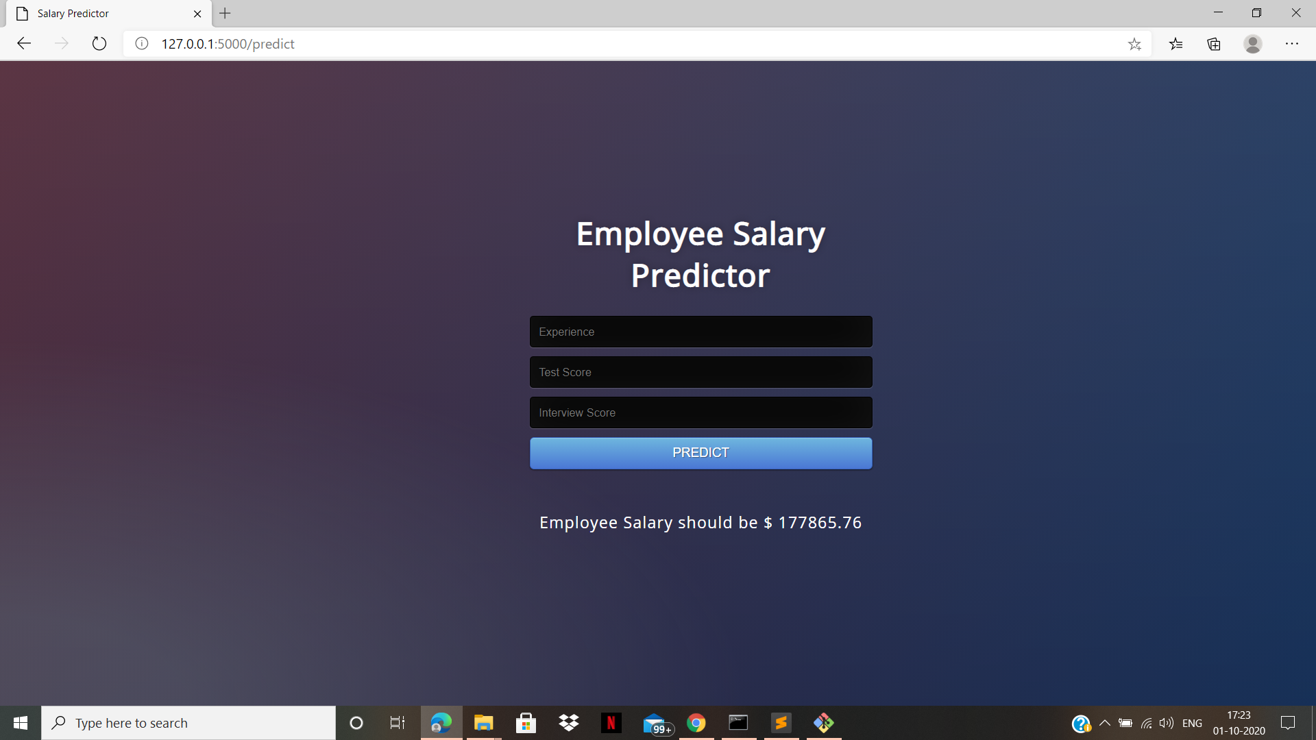 GitHub - sorcerer-supreme/Salary-predictor