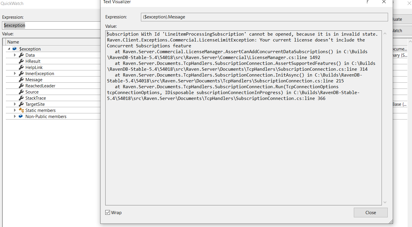 RavenDb Concurrent Subscription not working · ravendb ravendb · Discussion #15508 · GitHub