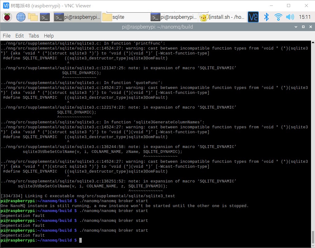 请问在编译时将SQLite3打开后，如何使用它的消息持久化？是否需要自行配置？ · nanomq nanomq · Discussion #606 · GitHub