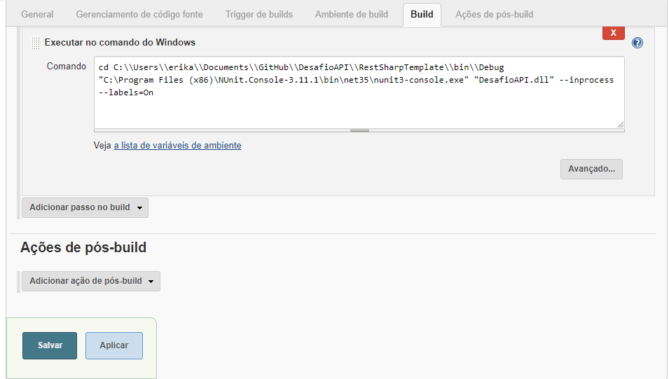 GitHub - Erika05/DesafioAPI