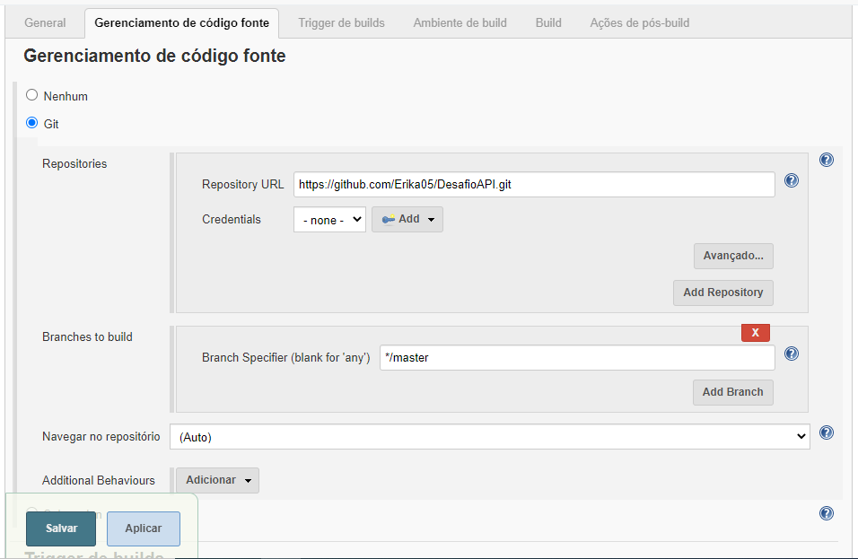GitHub - Erika05/DesafioAPI