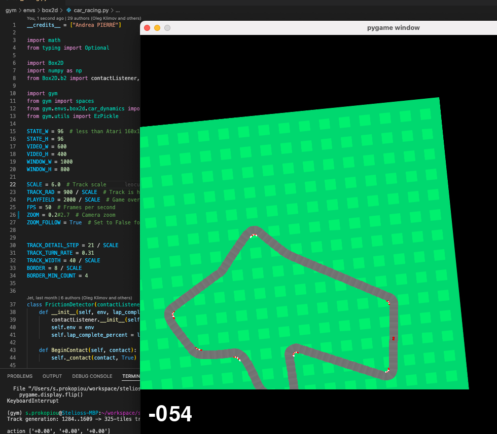  Bug Report CarRacing Environment Change Of SCALE car racing py