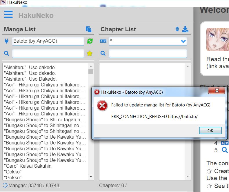 [Bato.to] Connector not working · Issue #3552 · manga-download/hakuneko · GitHub