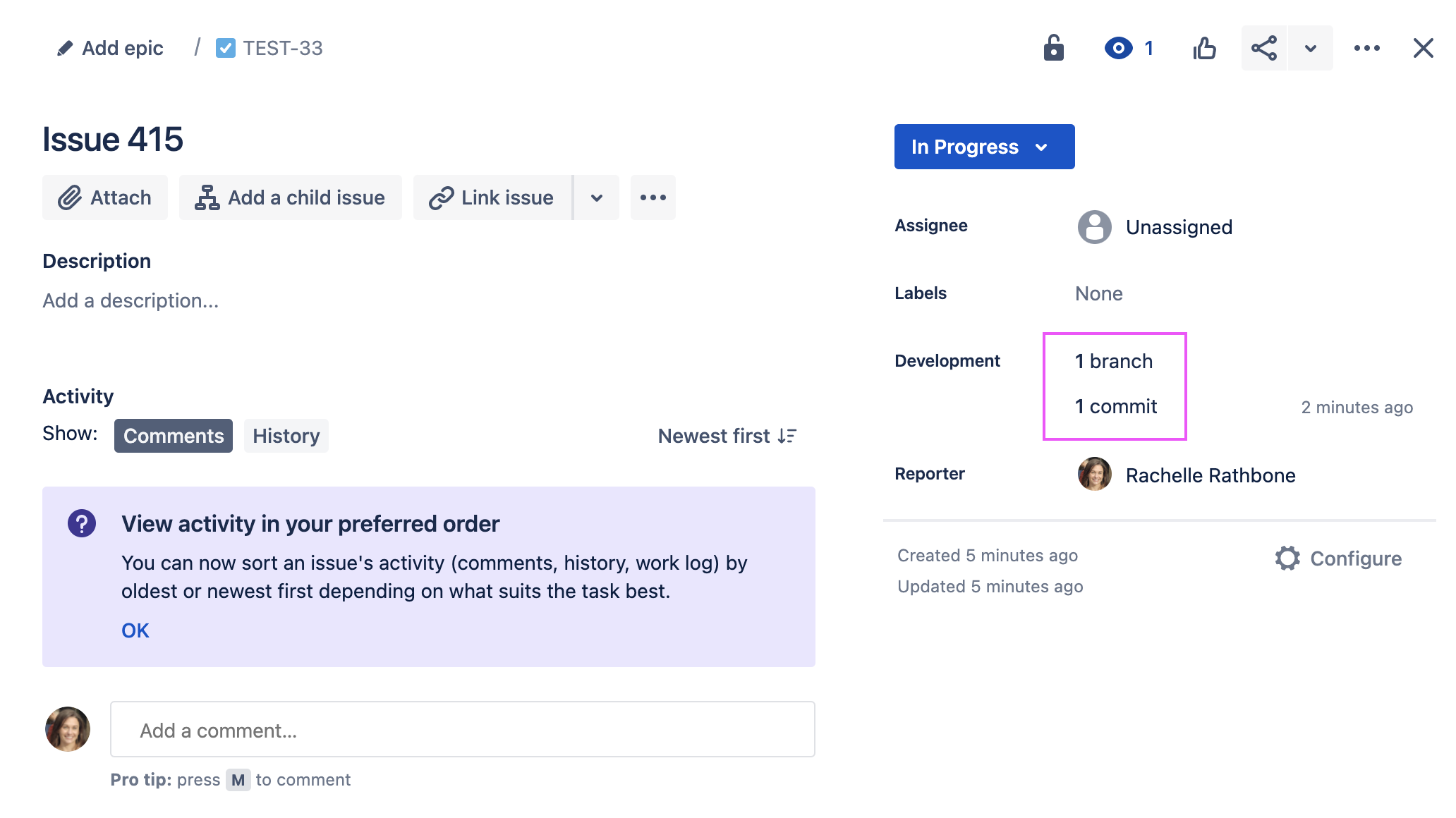 Nothing to see in JIRA · Issue #415 · atlassian/github-for-jira · GitHub