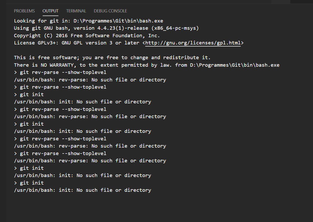 Git usr bin bash Init No Such File Or Directory Issue 99545