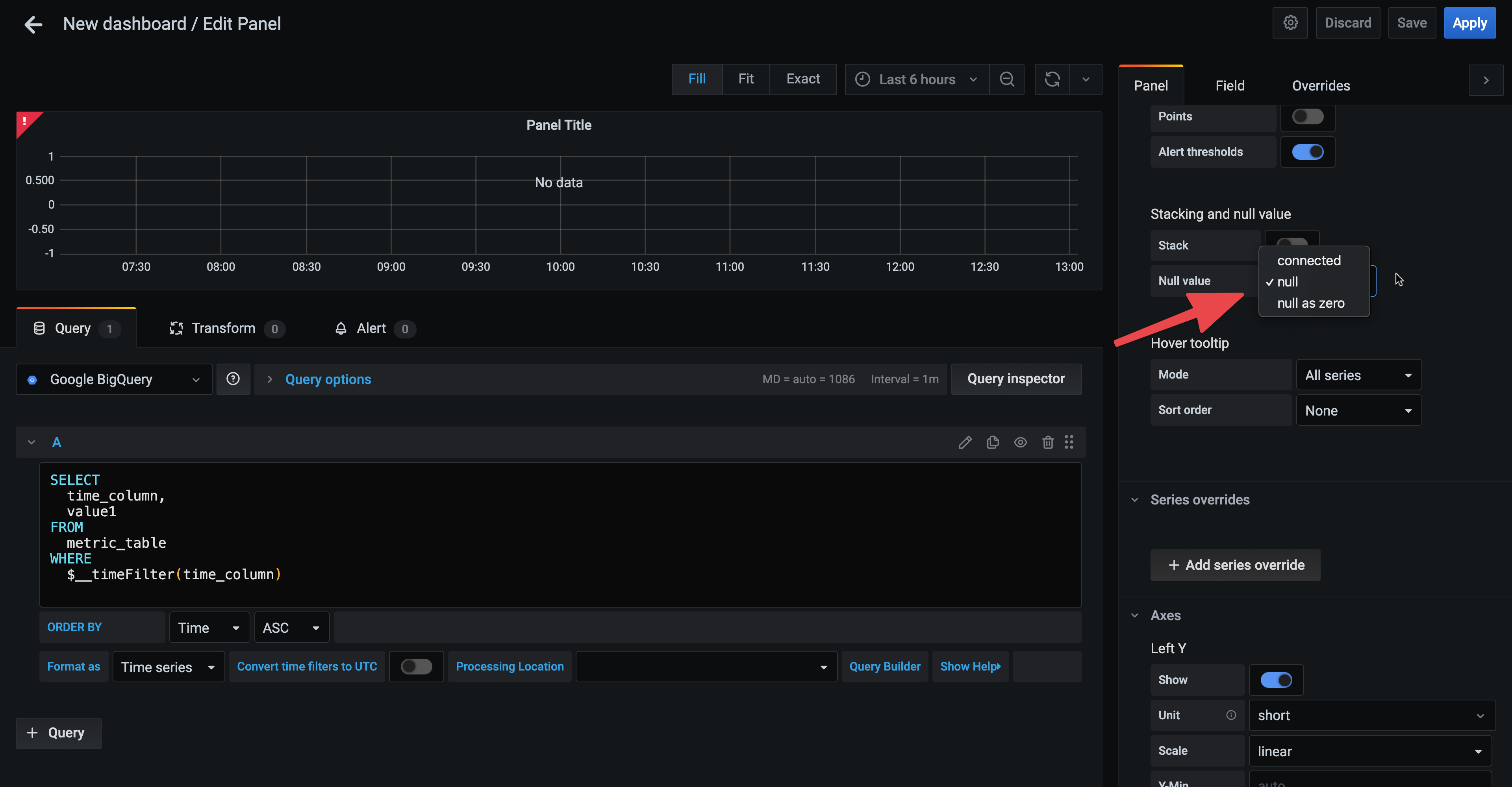 BigQuery data source and null handling · Issue #35899 · grafana/grafana · GitHub