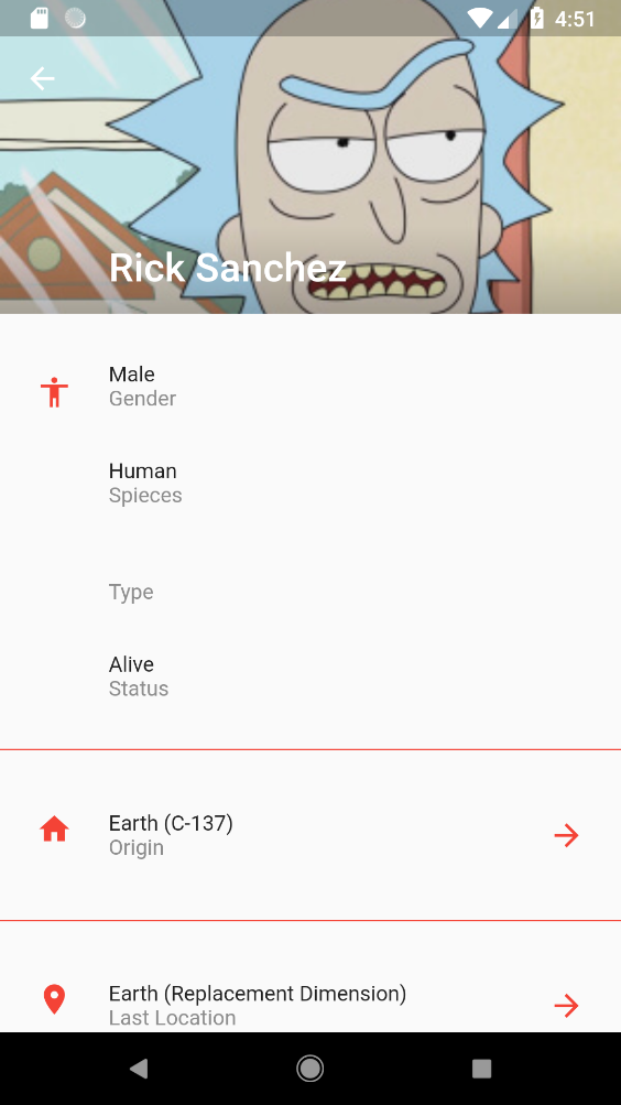GitHub - pirosgyb2/RickAndMorty: A Flutter app to show data from Rick ...