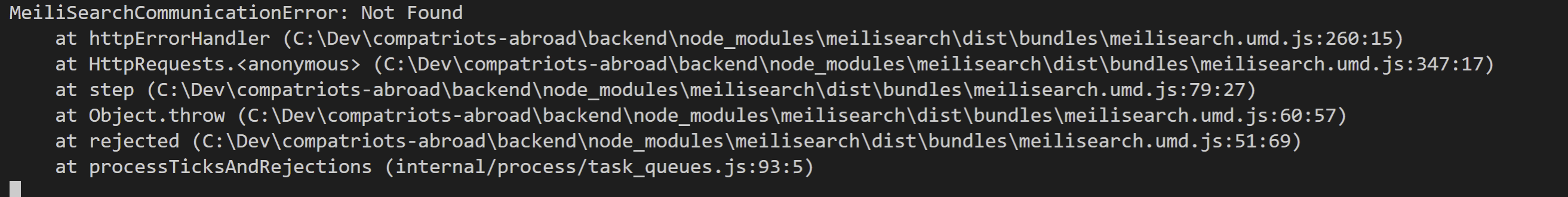 Cannot get keys (client.getKeys()) (version 0.18.0) · Issue #790 · meilisearch/meilisearch-js ...