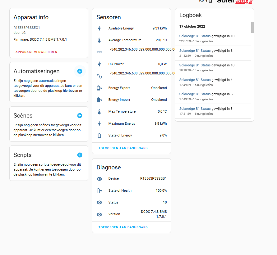 Battery Data Wrong Conversion · Issue 139 · Willcodeforcats Solaredge Modbus Multi · Github