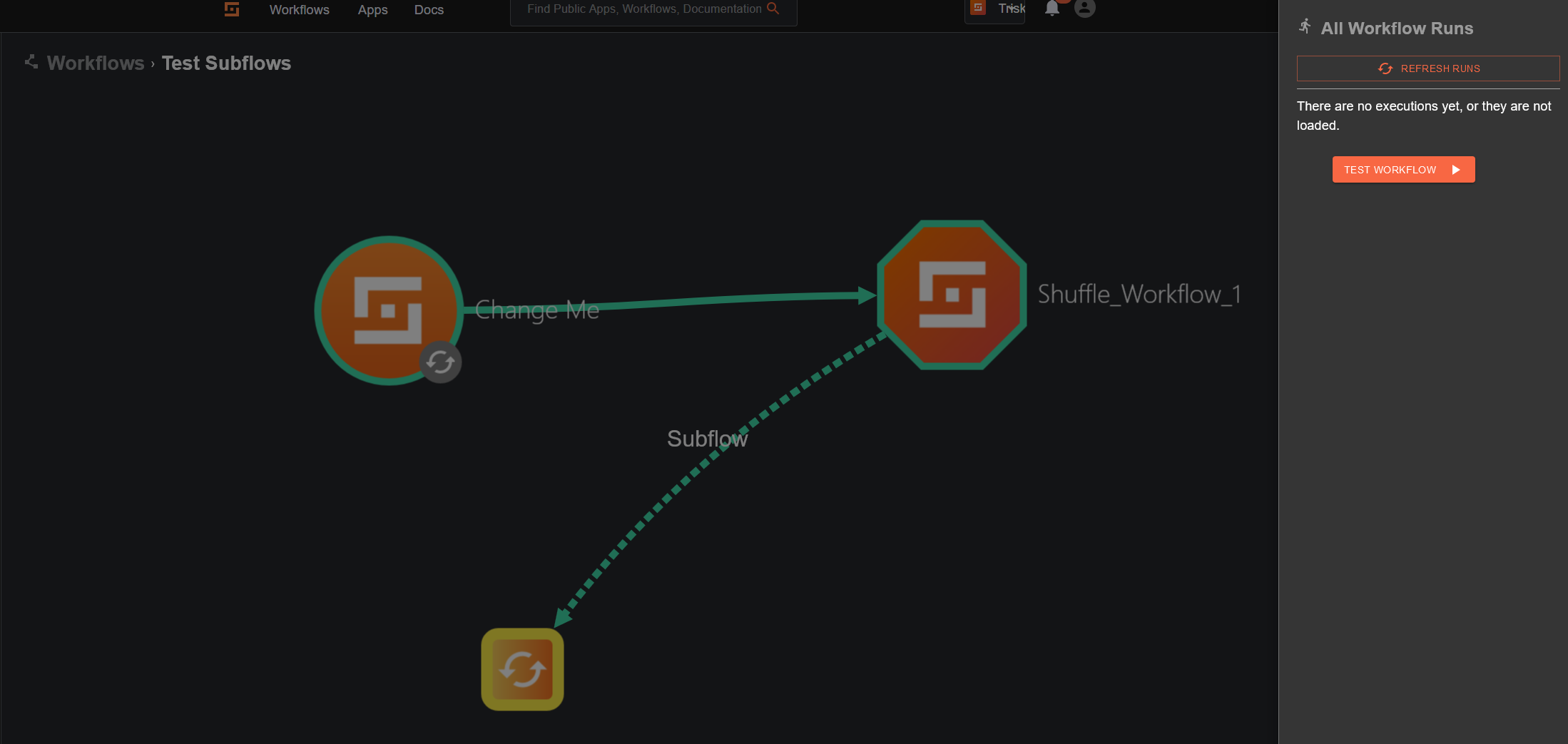 Execution History Not Showing · Issue #1256 · Shuffle/Shuffle · GitHub