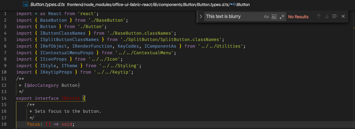 cmd+f text input rendering is blurry · Issue #88155 · microsoft/vscode · GitHub