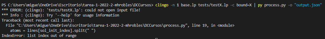 [Tarea 1 - Pregunta 2] Error ejecutar tests · Issue #13 · IIC2613 ...