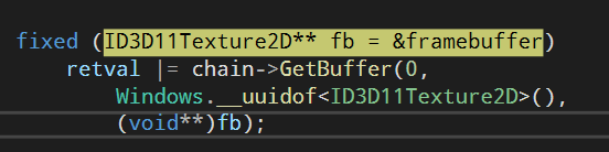 Calling IDXGISwapChain::GetBuffer throws a C# Null Reference Exception unexpectedly · Issue #207 ...