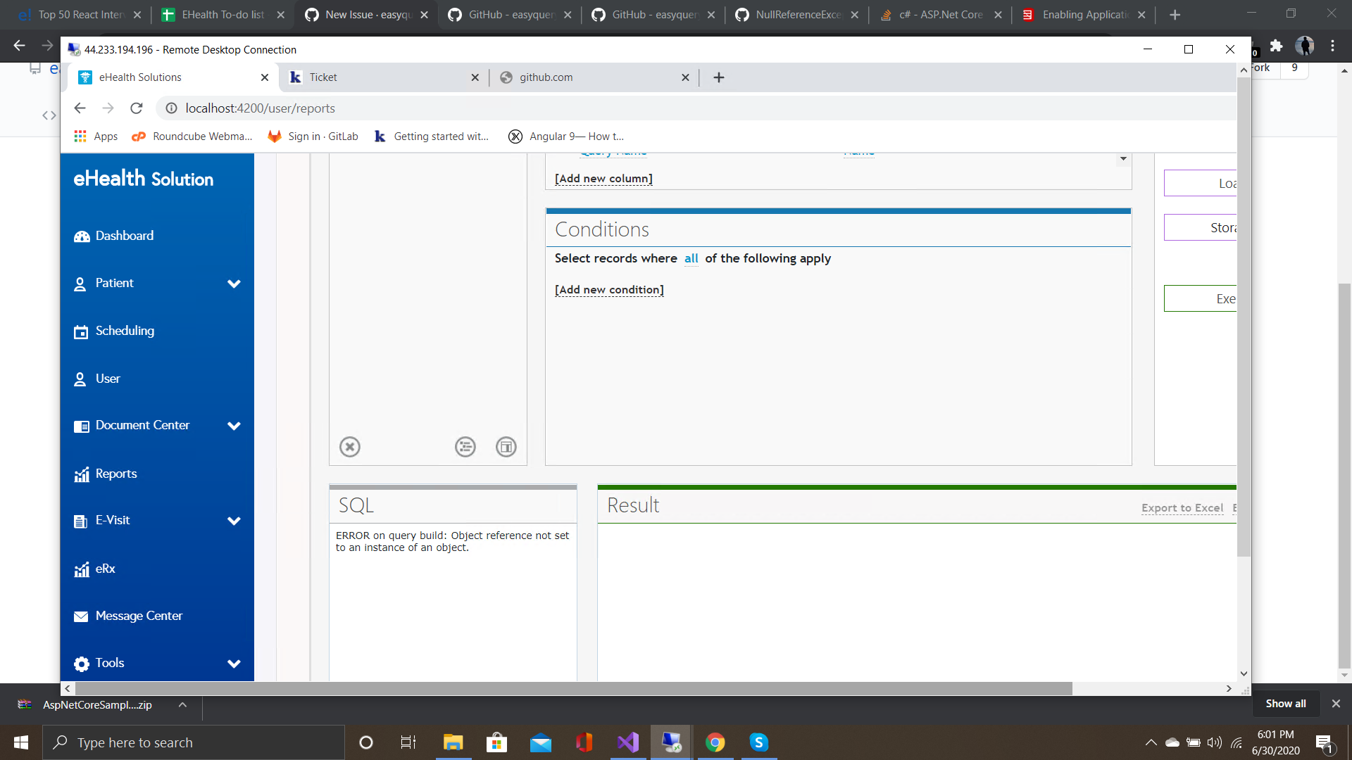 Getting Null Exception While I Am Trying To Use Multiple Tables · Issue 2480