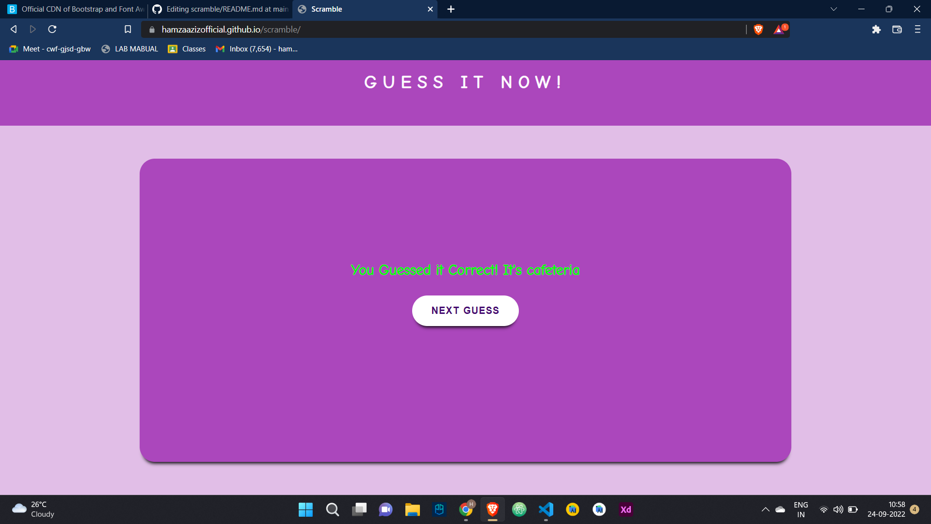 GitHub - hamzaazizofficial/scramble