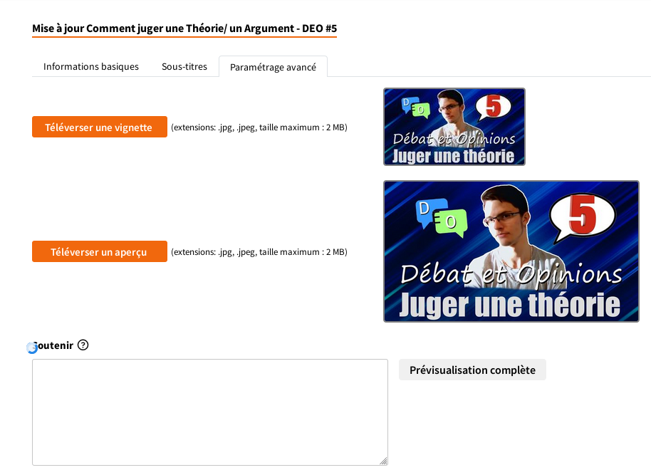 Twitter thumbnail preview is not the one specified for the video ...