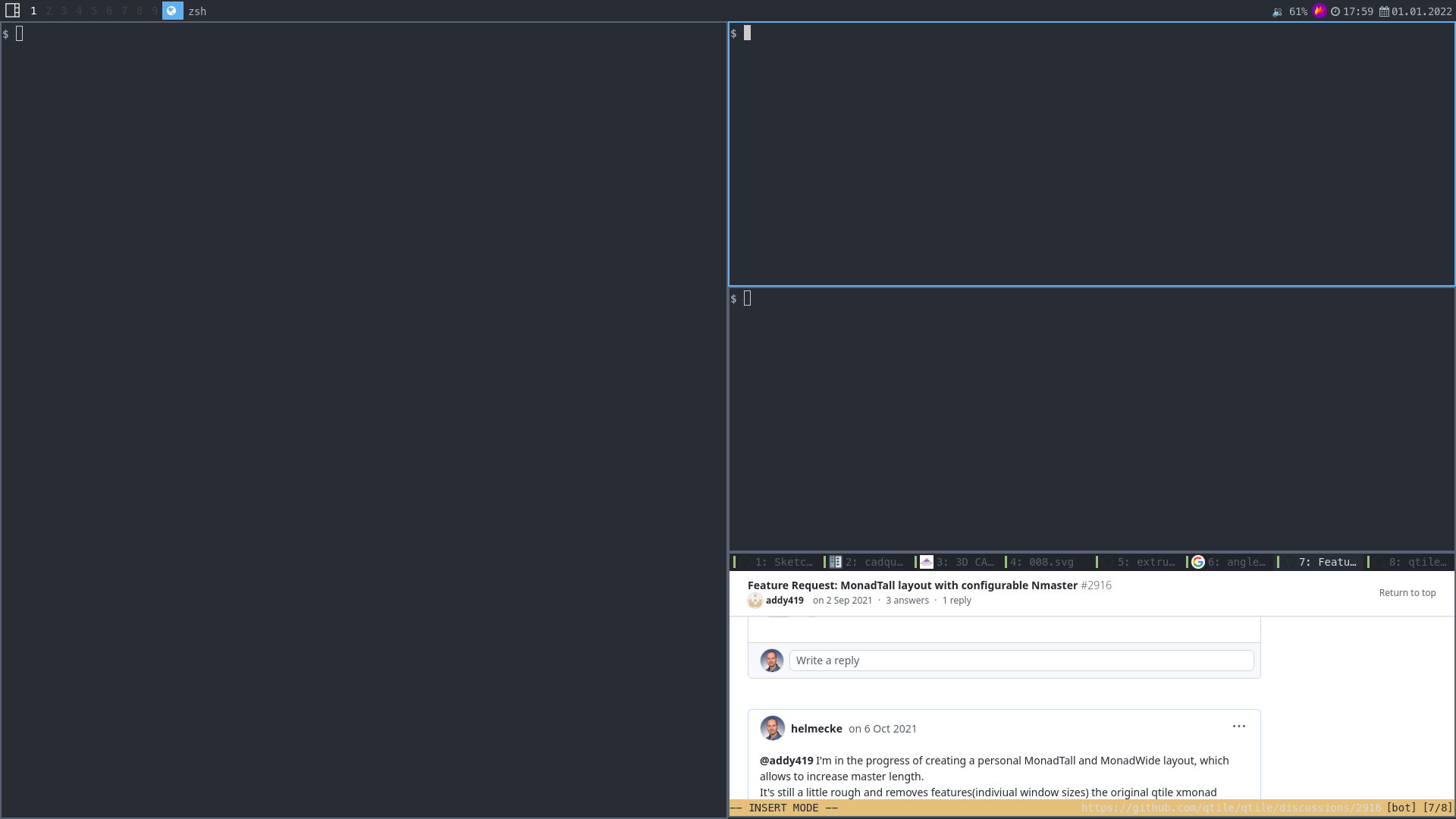 Feature Request: MonadTall layout with configurable Nmaster · qtile qtile · Discussion #2916 ...