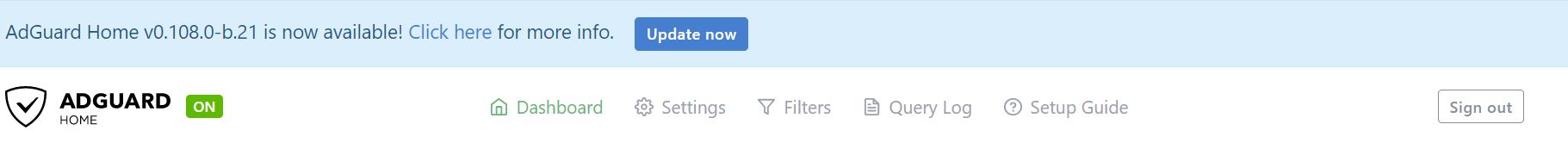 AdGuard Home v0.108.0-b.21 is now available! Click here for more info. · Issue #5175 ...