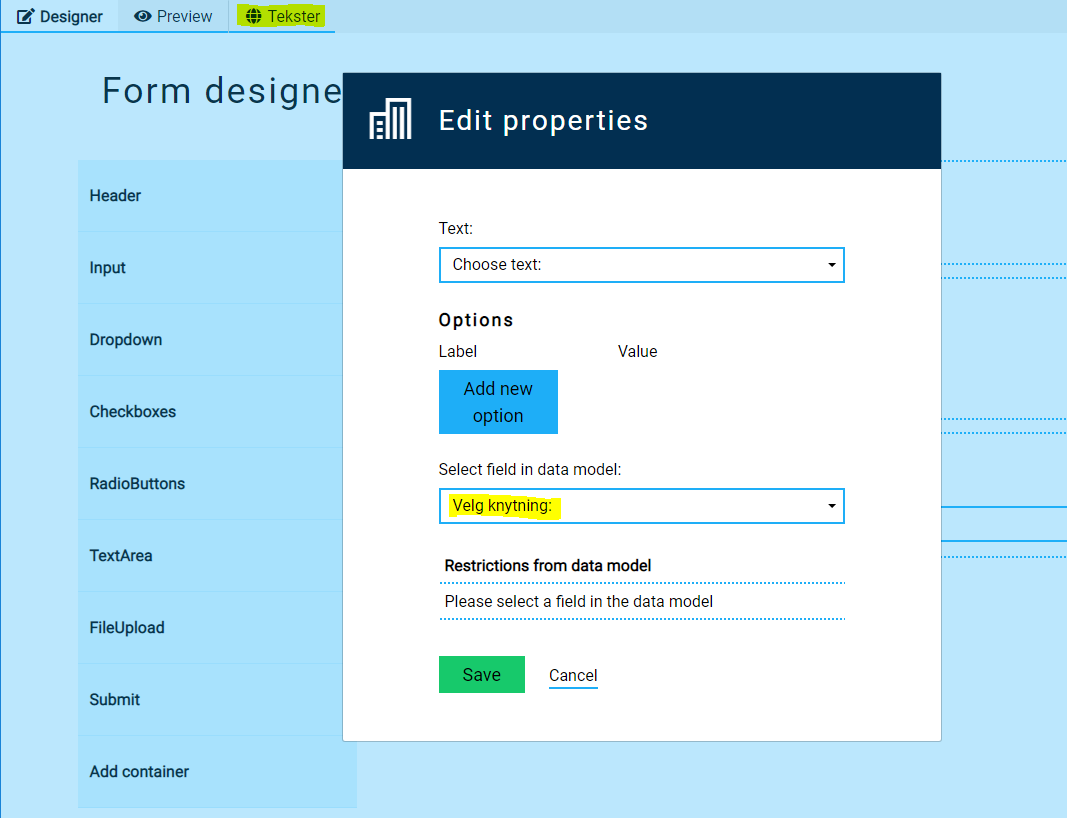 Language is not consistent throughout altinn studio · Issue #370 ...