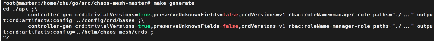 make generate failed · Issue #4123 · chaos-mesh/chaos-mesh · GitHub