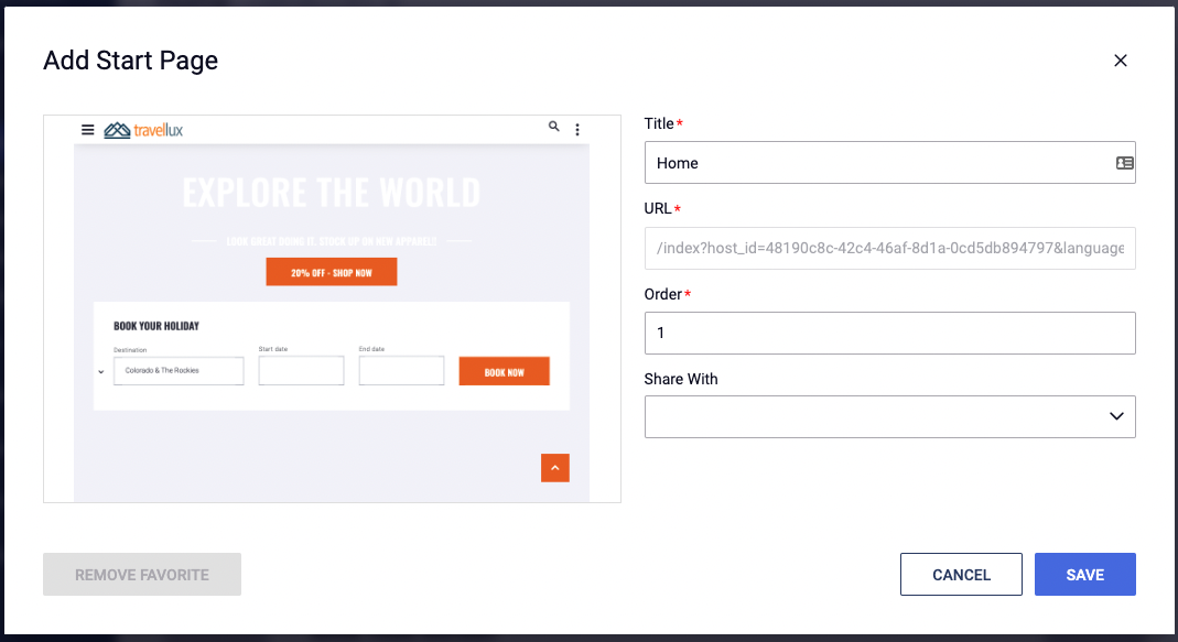 UI - Favorite Page: Edit Favorite page dialog on DotFavoritePage Listing portlet · Issue #23061 ...
